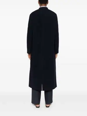 Aspesi Single-breasted Virgin Wool-cashmere Coat