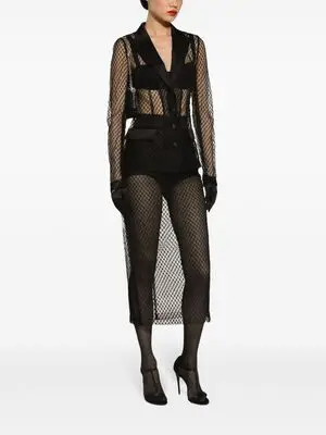 Dolce & Gabbana Single-breasted Mesh Jacket