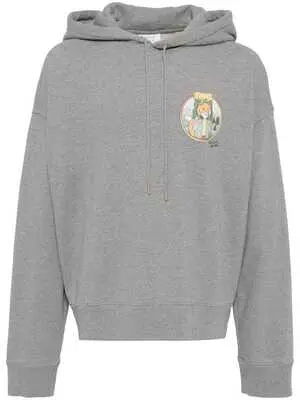 Maison Kitsune Textured Sweatshirts Hoodies For Men