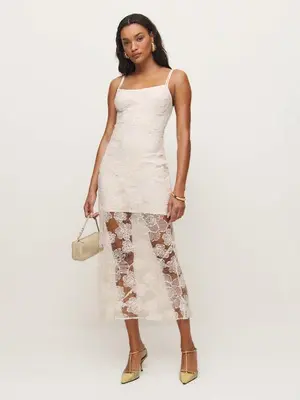 REFORMATION Eliette Dress - Ivory