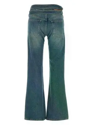 Y/project Wrap Belt Jeans - Blue