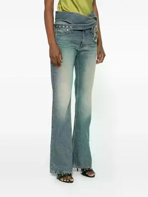 Y/project Wrap Belt Jeans - Blue