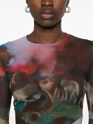 MUGLER X Ambera Wellmann Imposition Top - Green