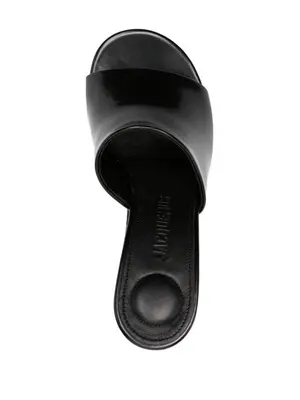 Jacquemus The Double 110mm Mules - Black