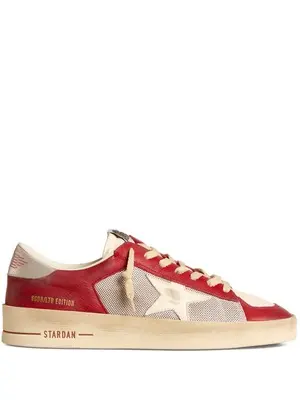GOLDEN GOOSE Stardan Leather Sneakers - Red