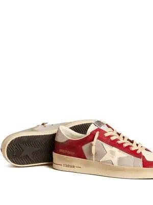 GOLDEN GOOSE Stardan Leather Sneakers - Red
