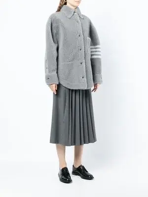 Thom Browne 4-bar Oversized Shirt Jacket