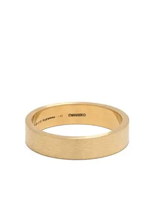 Le Gramme 18kt Yellow Ribbon Brushed Ring - Gold