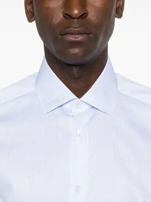 Zegna Striped Shirt - Blue