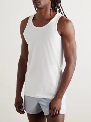 BEAMS Two-pack Slim-fit Cotton-jersey Tank Tops