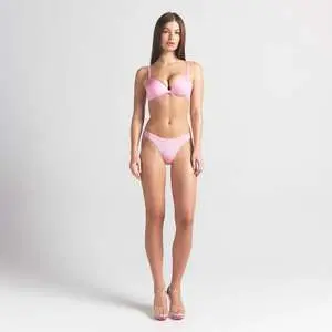 SKIMS Shine Foundations Dipped Bikini Bottom Bubble Gum Leopard Print