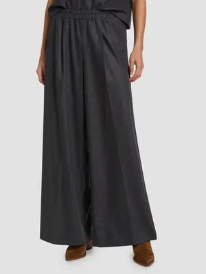 TWP Eva Wool-blend Wide-leg Pants
