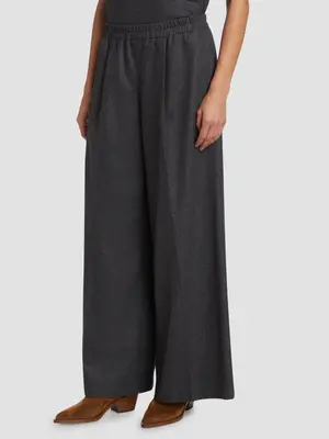 TWP Eva Wool-blend Wide-leg Pants
