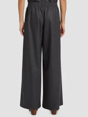 TWP Eva Wool-blend Wide-leg Pants