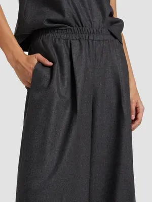 TWP Eva Wool-blend Wide-leg Pants