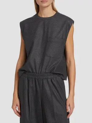 TWP Wool & Cashmere Muscle Tee