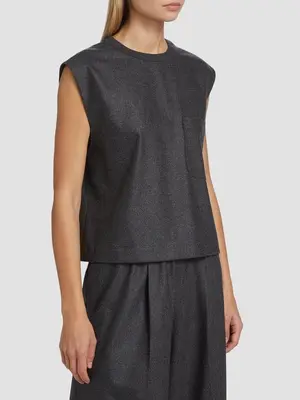 TWP Wool & Cashmere Muscle Tee