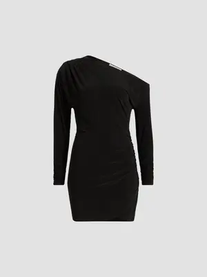 Ramy Brook Haisley Gathered Minidress - Black