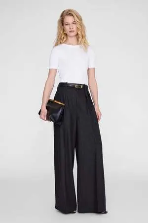 ANINE BING Lou Trouser Dark Grey