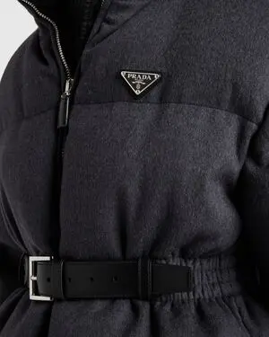 Prada Flannel Down Jacket