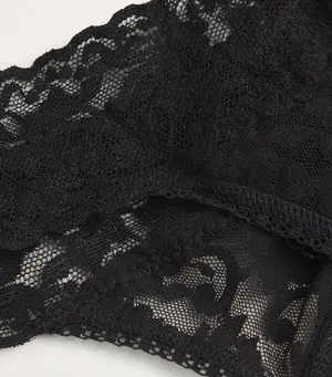 Hanky Panky Lace Low-rise Thong - Black