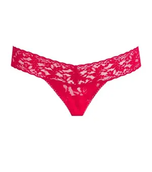 Hanky Panky Lace Low-rise Thong Red