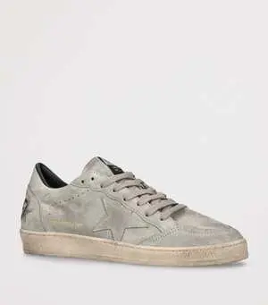 GOLDEN GOOSE Suede Ball Star Sneakers - Grey