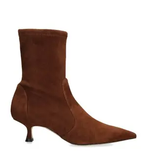 STUART WEITZMAN Naomi 50 Suede Ankle Boots
