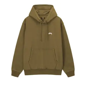 StÜssy Stock Logo Hoodie - Green