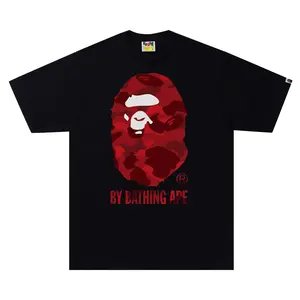 A BATHING APE Color Camo Tee - Black
