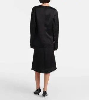 TOTEME Satin Top - Black