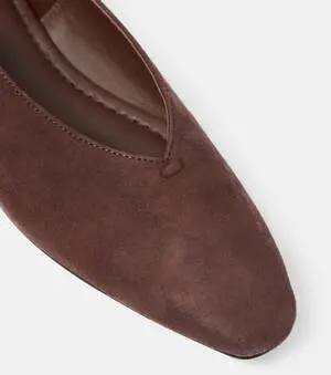 A.emery Brie Suede Ballet Flats - Brown