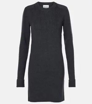 MARANT ETOILE Garner Ribbed-knit Midi Dress