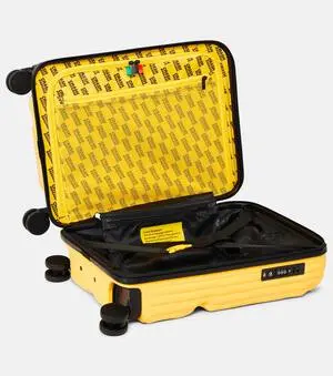 CRASH BAGGAGE Stripe Cabin Small Suitcase - Yellow