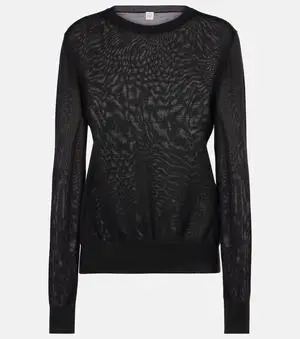 TOTEME Wool And Silk-blend Sweater