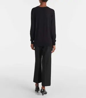 TOTEME Wool And Silk-blend Sweater