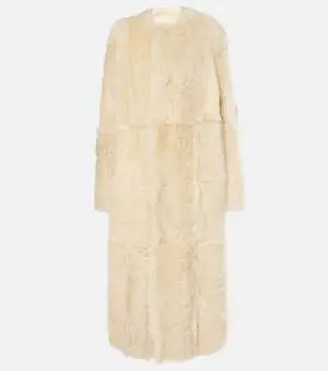 TOTEME Leather And Shearling Coat