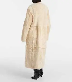 TOTEME Leather And Shearling Coat