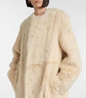 TOTEME Leather And Shearling Coat