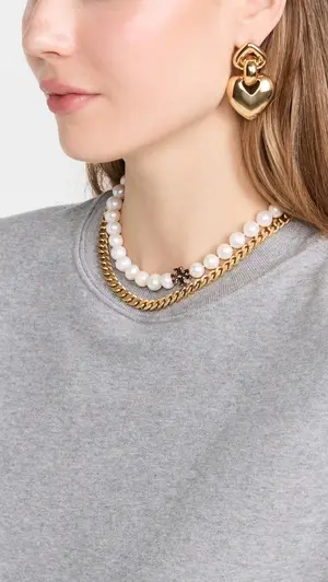 Tory Burch Kira Pearl Necklace