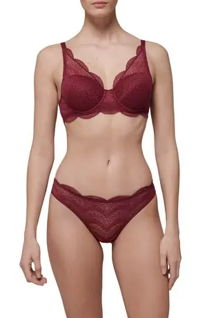 Simone Perele Karma Bikini Briefs - Spinel Red