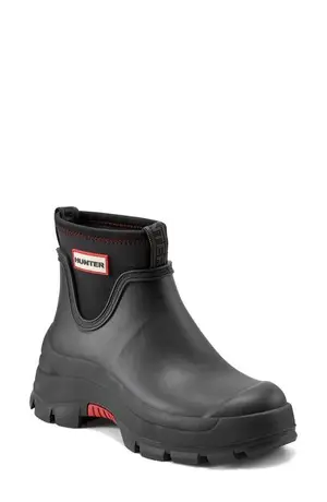 Hunter Eloise Waterproof Neoprene Boots - Black/black/black