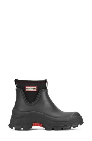 Hunter Eloise Waterproof Neoprene Boots - Black/black/black