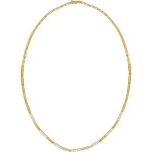 Bony Levy Cleo Diamond Station Necklace - 18k Yellow Gold