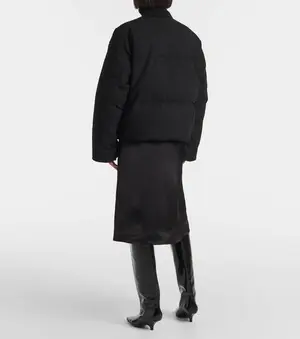 TOTEME Wool-blend Flannel Down Jacket