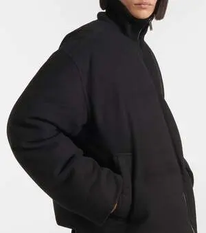 TOTEME Wool-blend Flannel Down Jacket