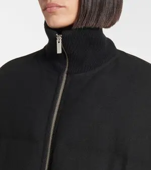 TOTEME Wool-blend Flannel Down Jacket