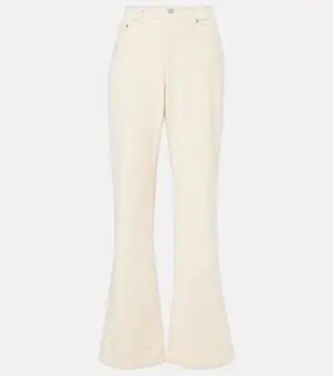 Ag Padua Mid-rise Flared Corduroy Jeans