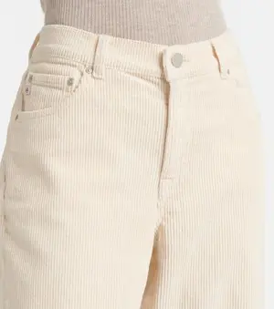 Ag Padua Mid-rise Flared Corduroy Jeans