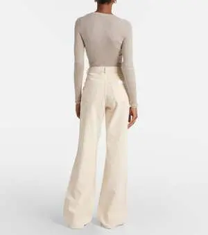 Ag Padua Mid-rise Flared Corduroy Jeans